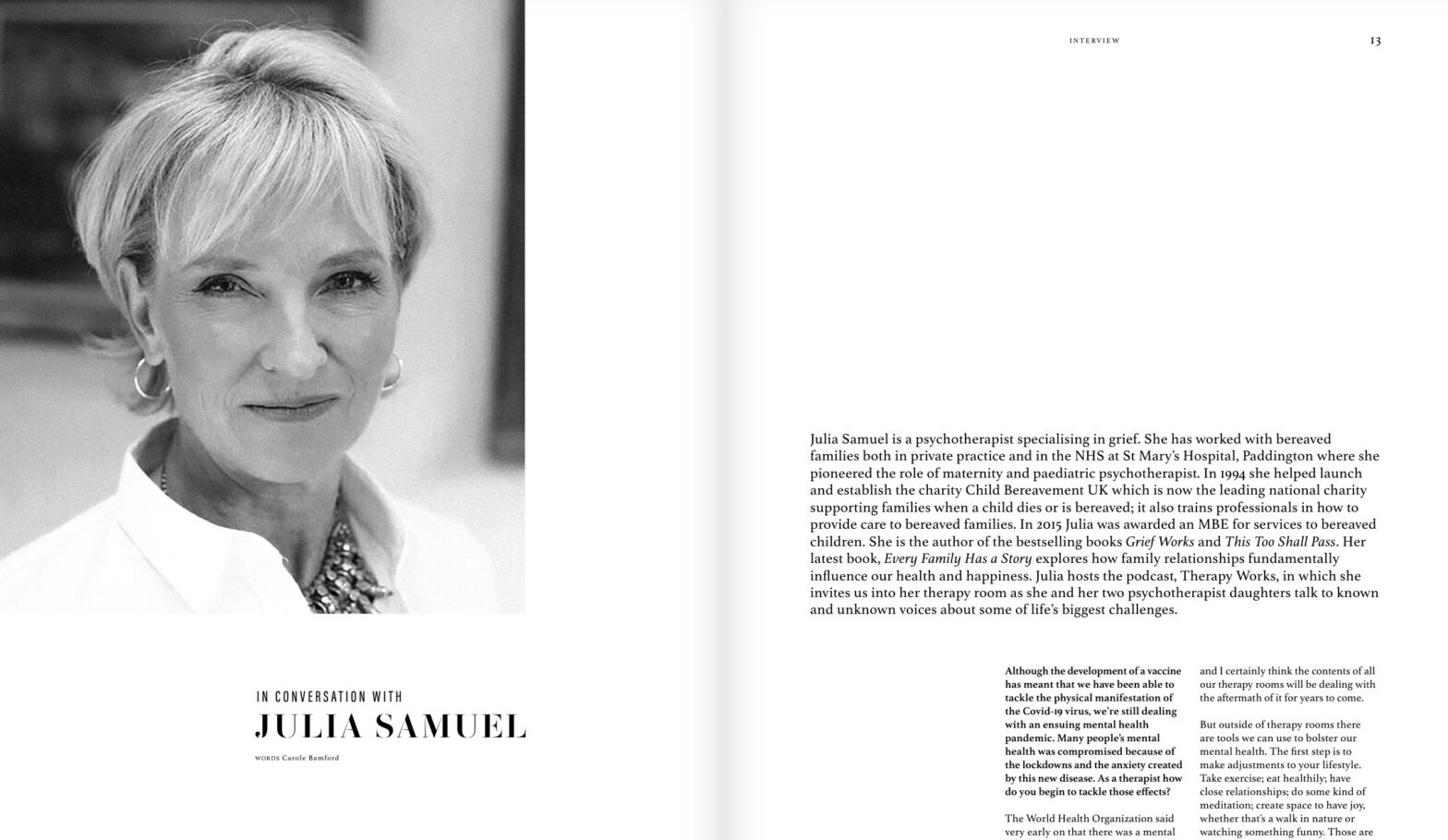 Our fifth volume of Seed magazine - Carole Bamford